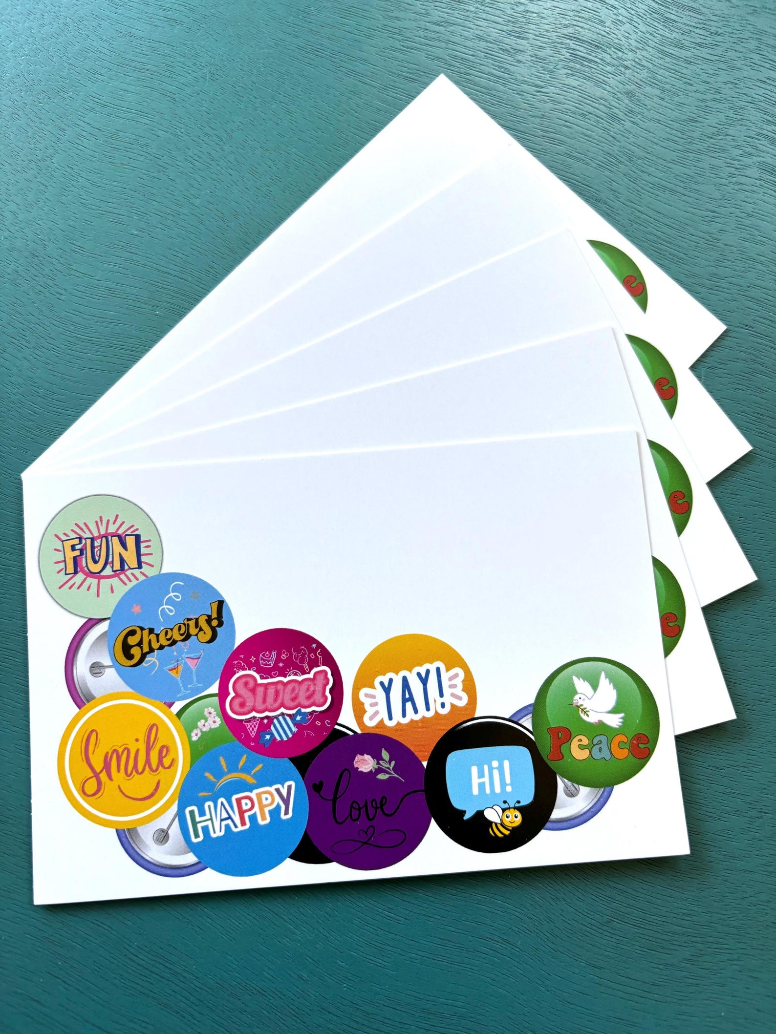 Pinback Buttons Postcard (for Maxi Cards) - Etsy