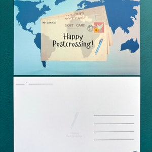Happy Postcrossing Postcard - Etsy