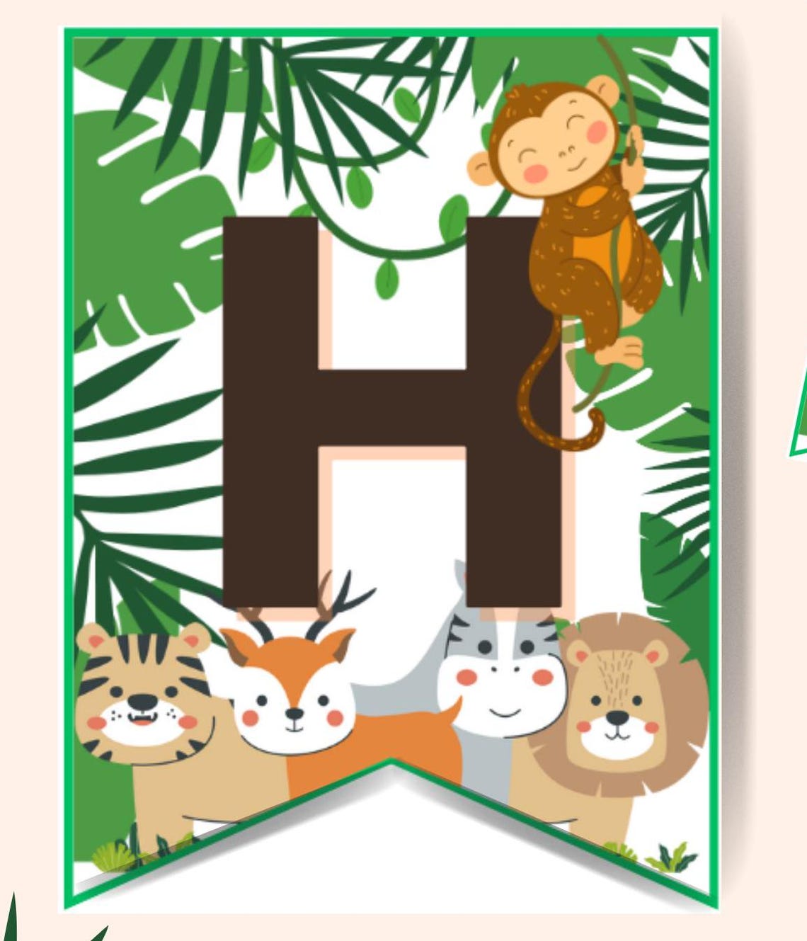 Editable Banner Safari Theme Party Decorations Party Printables ...