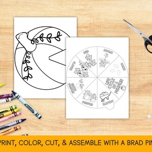 Pumpkin Life Cycle Spinner Wheel: Coloring Craft Activity (digital ...
