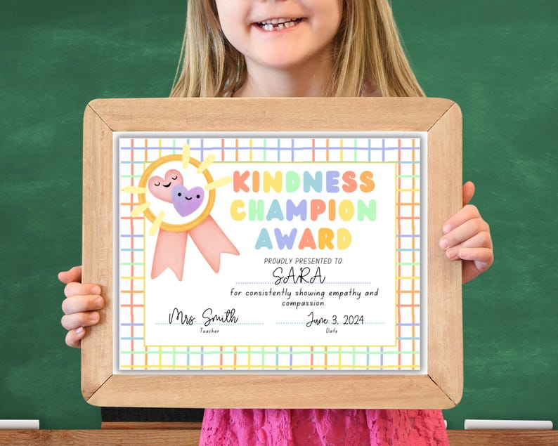40 Editable Classroom Award Certificates, Printable End of Year Student ...