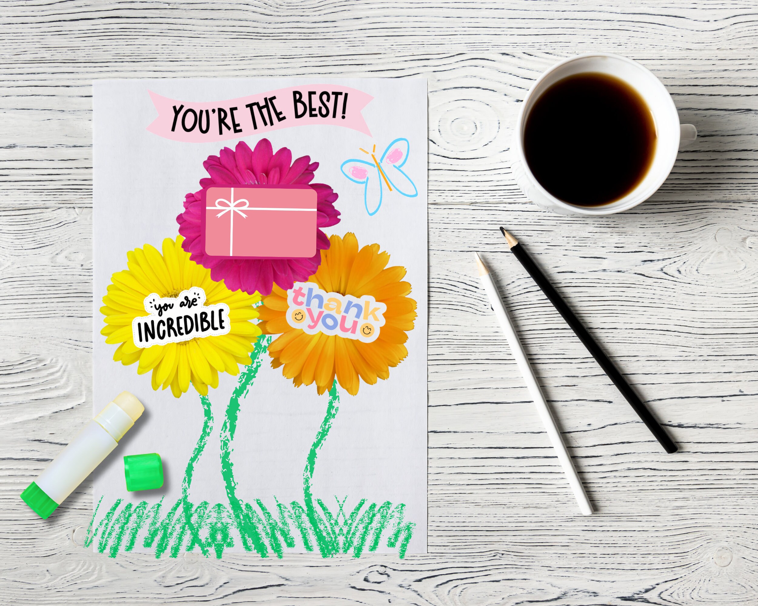 DIY Gift Card Flower Bouquet, Gift for Mother's Day, Teacher ...