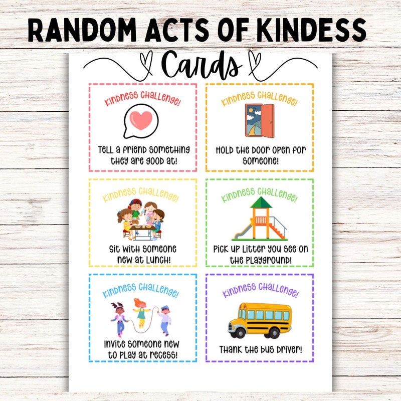 Kindness Cards - Etsy