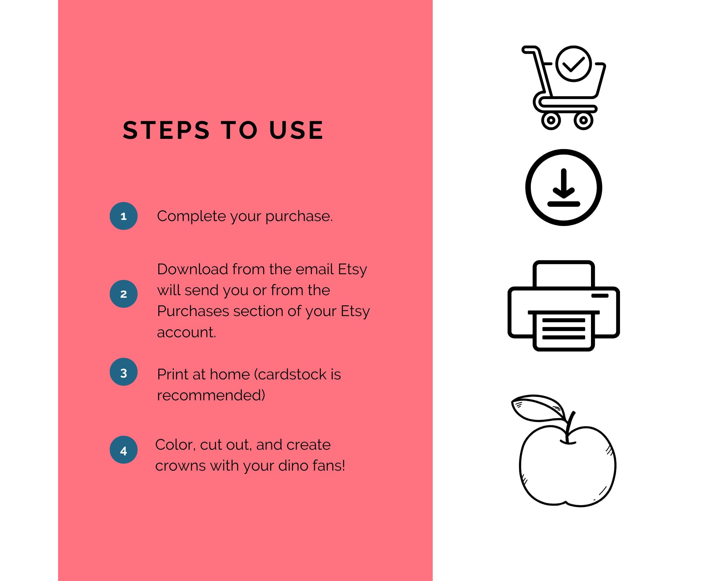 Printable First Day of School Paper Crown, Kids Coloring Craft ...