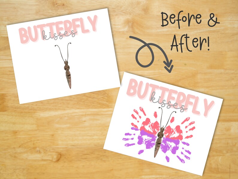 Spring Handprint Art Bundle - Printable Craft Templates, Keepsake for ...