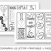 Valentine's Day Coloring Bookmarks for Kids, Printable Non Food Class ...