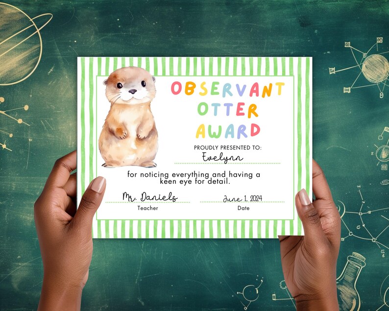 Printable End of Year Awards for Students – 40 Cute Animal Certificates ...