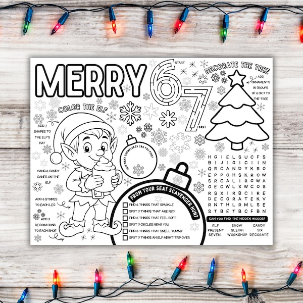 Elf Printables 6 7 - Etsy UK