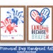 Memorial Day Handprint Art, Patriotic Activity for Kids, Printable ...