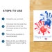 Memorial Day Handprint Art, Patriotic Activity for Kids, Printable ...