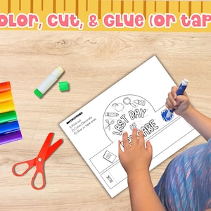 Last Day of School Crown Printable, Prek to 3rd, Kids Coloring Craft ...