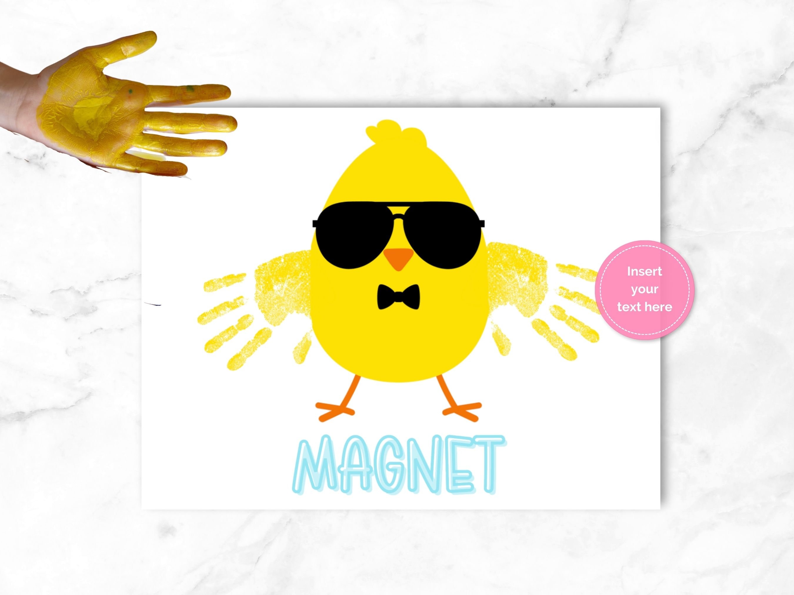 Easter Handprint Art Projects Printable Bundle, Toddler Footprint Craft ...