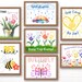 Spring Handprint Art Bundle - Printable Craft Templates, Keepsake for ...