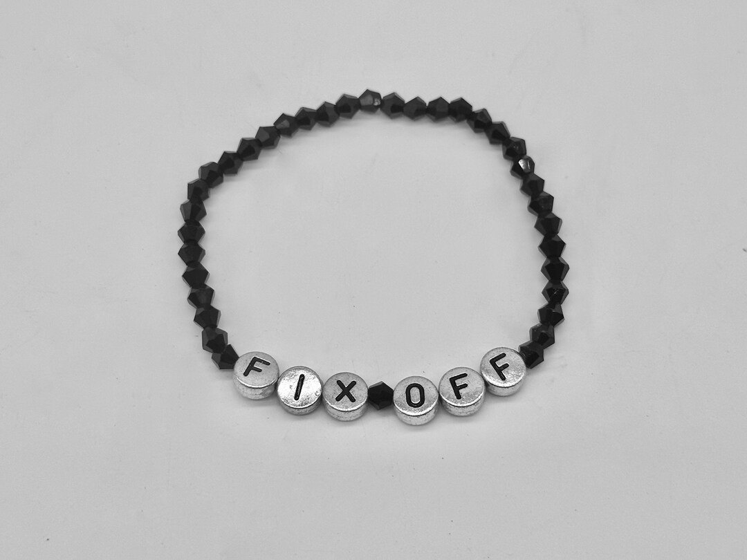 FIX OFF Bracelet | Ateez Song Mingi Jewelry | Ateez Fan Gift | Handmade ...