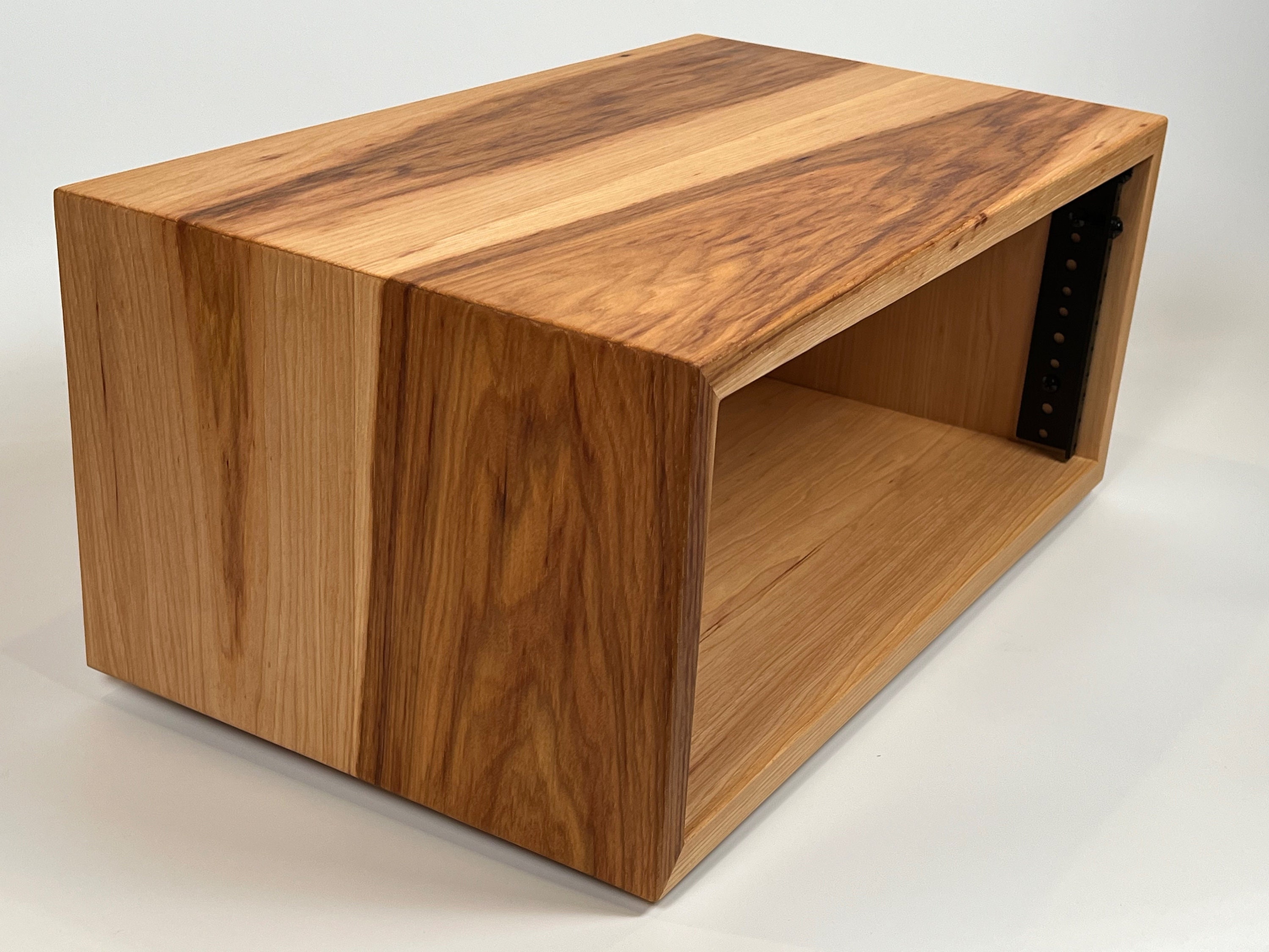 Studio Rack Solid Hickory Audio / Video / Data Gear Rack Cabinet for 19 ...