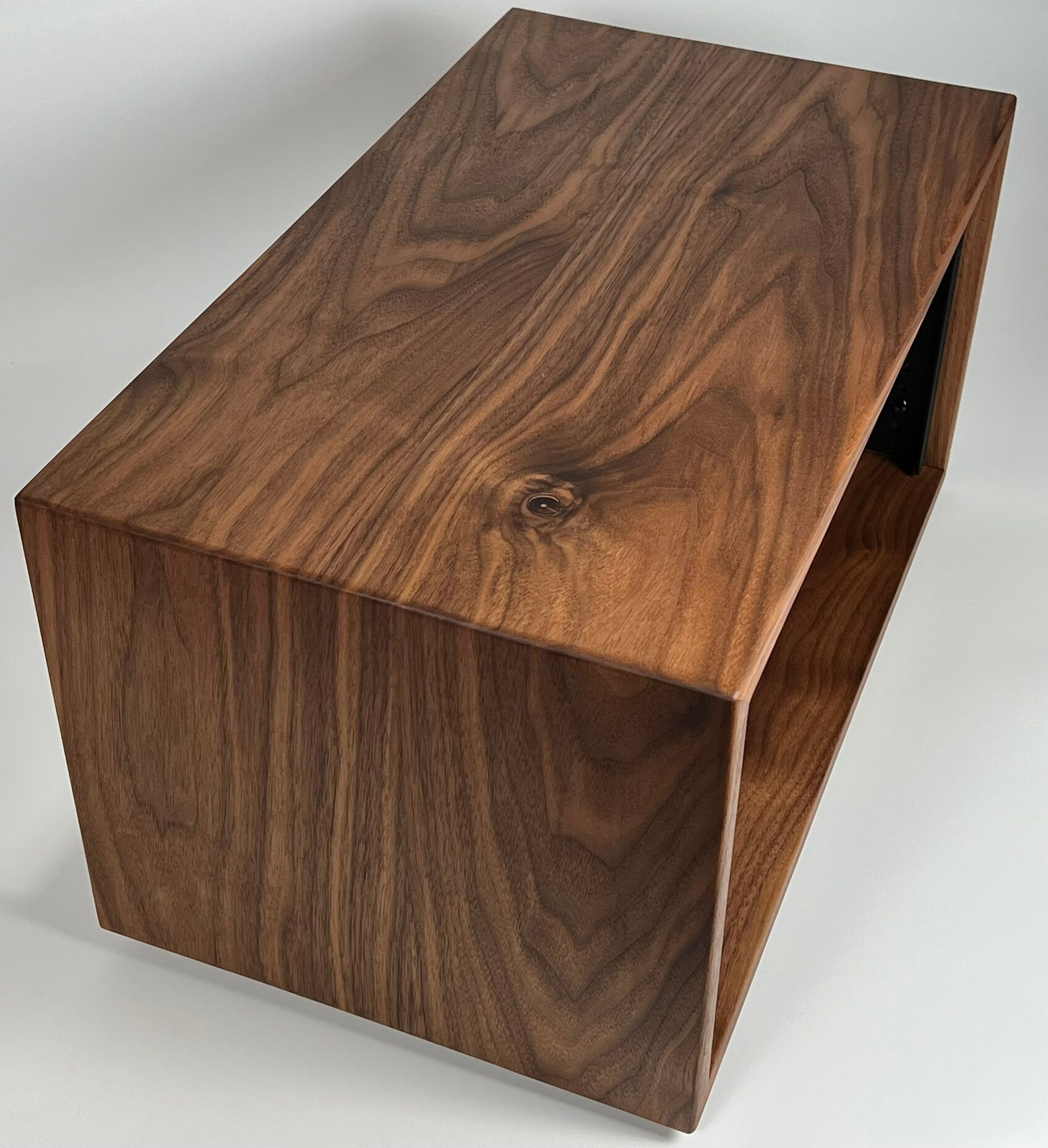 Studio Rack Solid Walnut Audio / Video / Data Gear Rack for 19 Rack ...