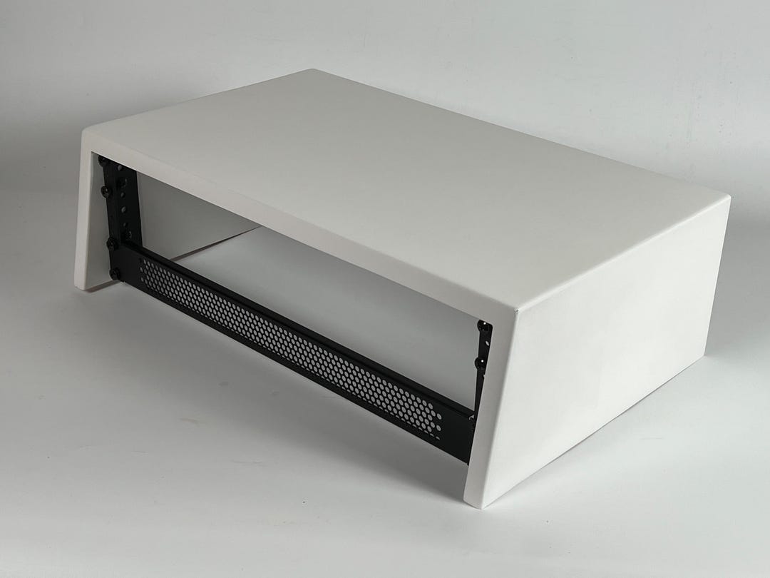 Satin White Maple Studio Rack: 19" Rack-mount Cabinet - Etsy