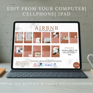 Airbnb Welcome Book Template| Welcome Book for Airbnb Hosts House Host Manual Guidebook Template ...