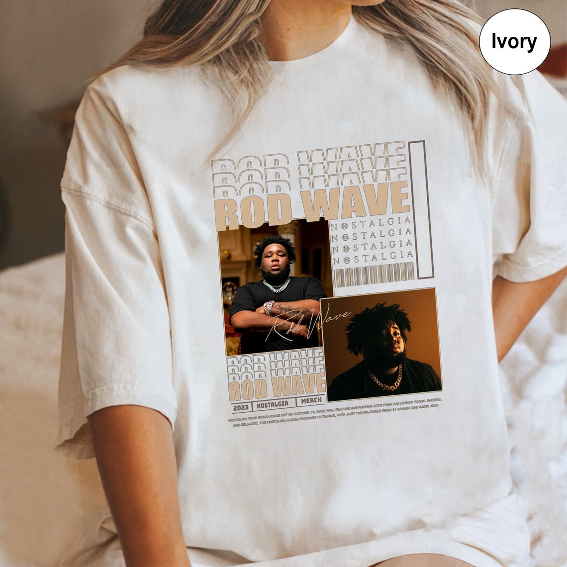 Rod Wave Png Design, Rod Wave Nostalgia 2024 Rap Music Png, Retro Tour ...