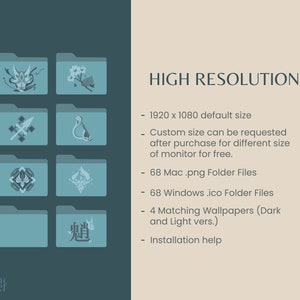 Genshin Impact Xiao Themed Desktop Organizer Wallpaper With Folder ...