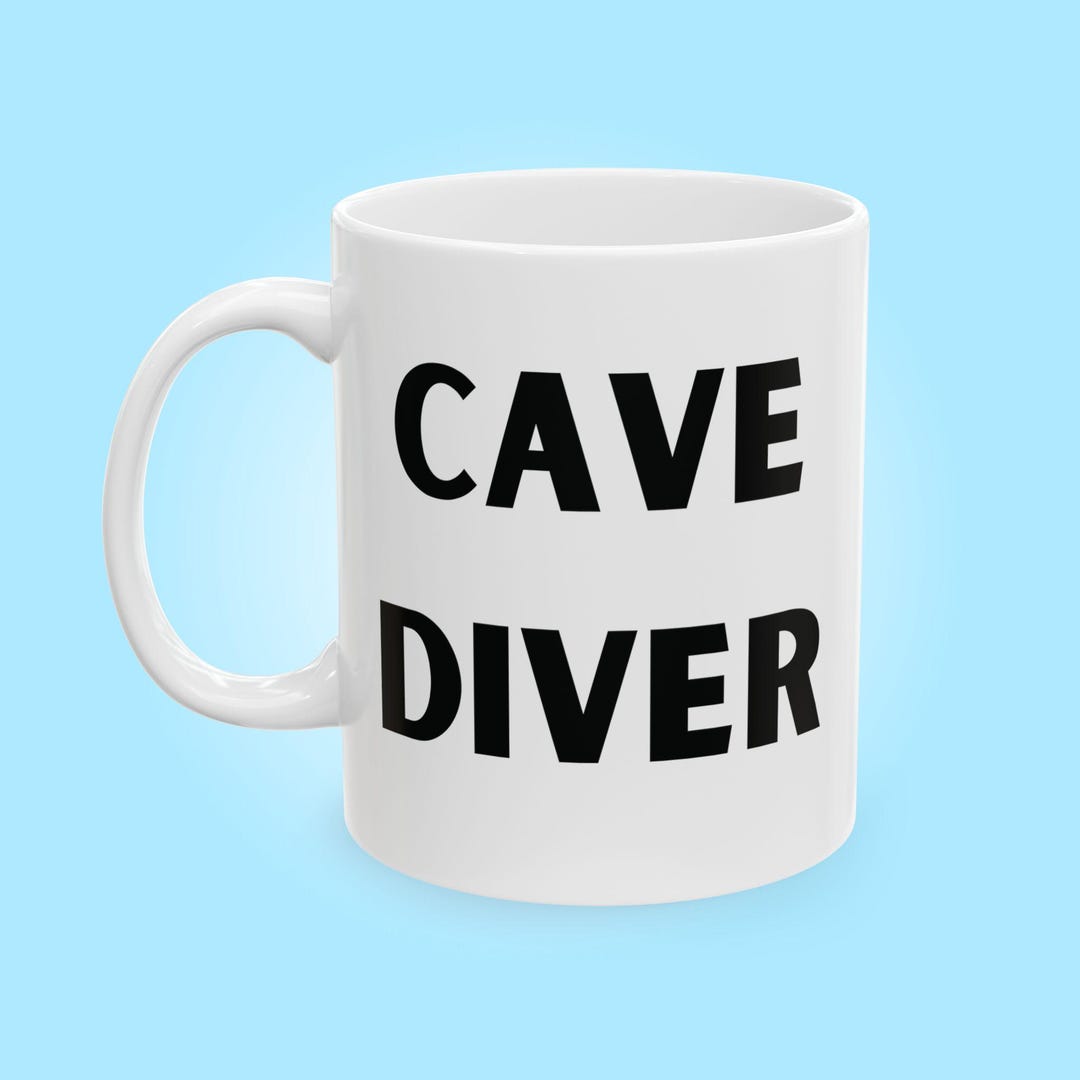 Ceramic Mug, Funny Meme Quote 'cave Diver', Diving Shoes Meme ...