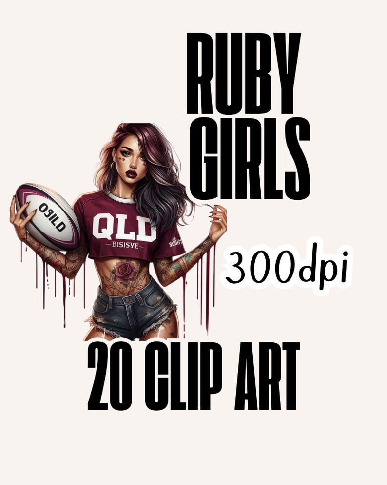Ruby Girls Digital Download. Clip Art Download - Etsy