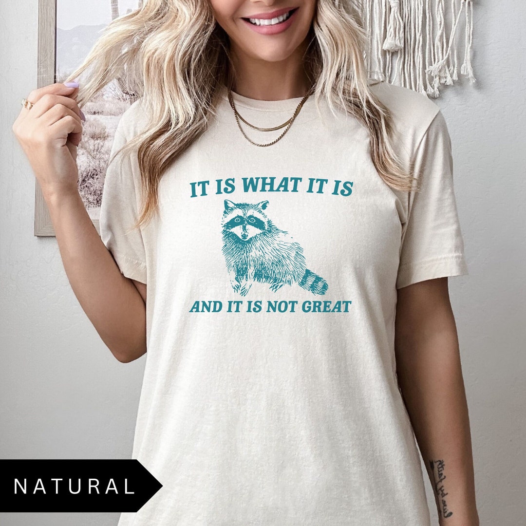 It is What It is and It's Not Great T-shirt, Meme Shirt, Vintage T ...