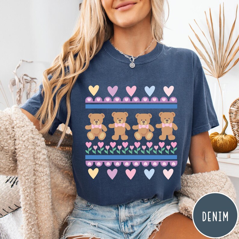 Vintage Original 1980s Teddy Bears Comfort Colors® T-shirt, Retro Teddy ...