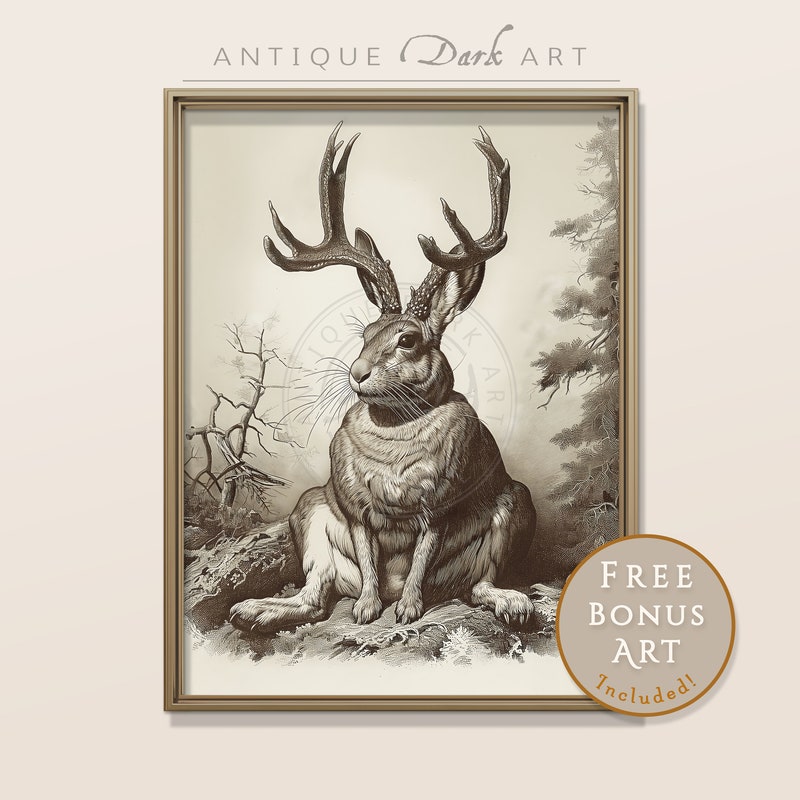 Jackalope Art - Etsy