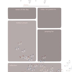 Printable Daily Devotional/prayer Template - Etsy