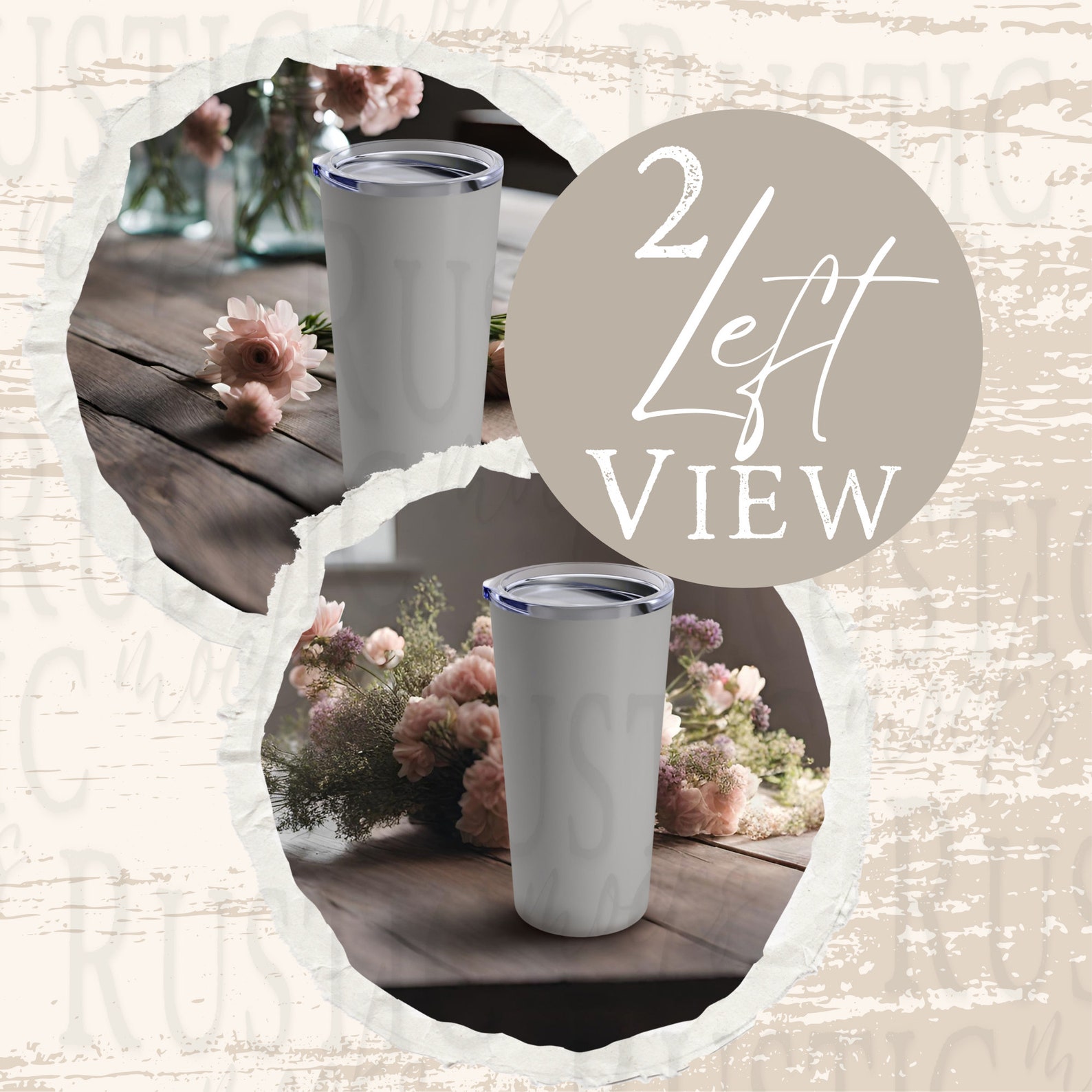 10 Floral Light Grey Tumbler Mockup Bundle Printify Tumbler 20 Oz PNG ...