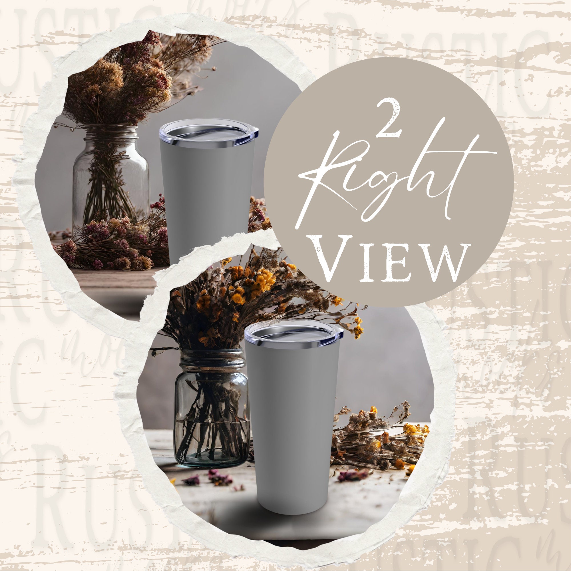10 Floral Grey Tumbler Mockup Bundle 20 Oz Printify Tumbler 20 Oz PNG ...