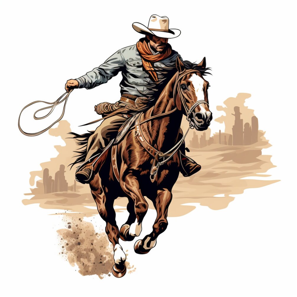 50 Stunning Printable Digital Horse Stickers PNG - Etsy