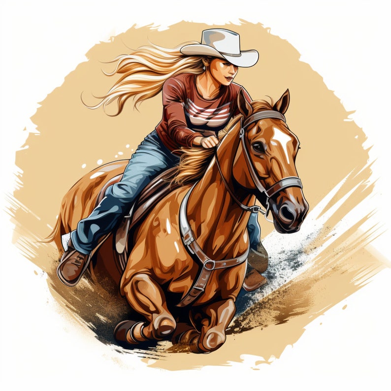 50 Stunning Printable Digital Horse Stickers PNG - Etsy