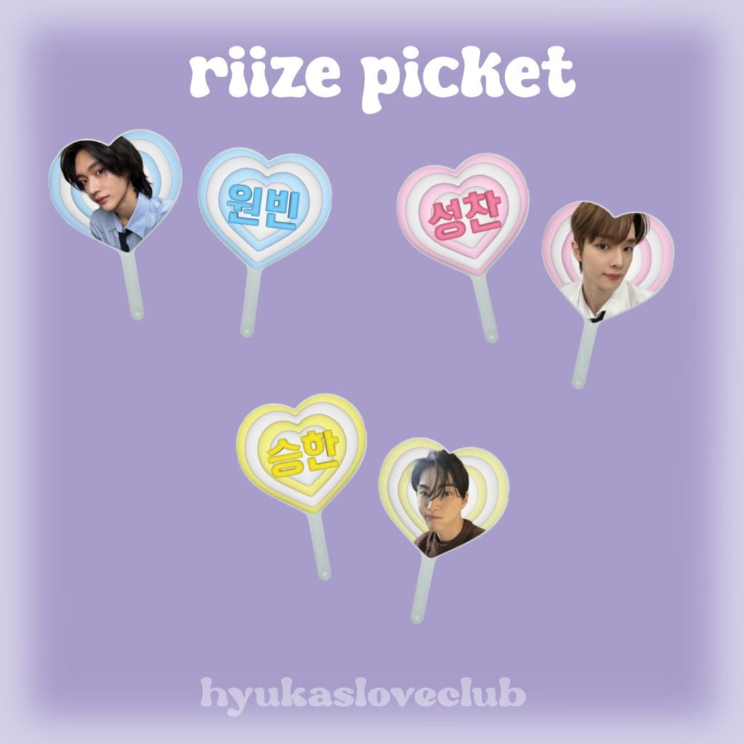 Kpop Heart Picket for Fancon , Concerts - Etsy