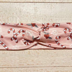 Candy Cane Twist Headband - Etsy