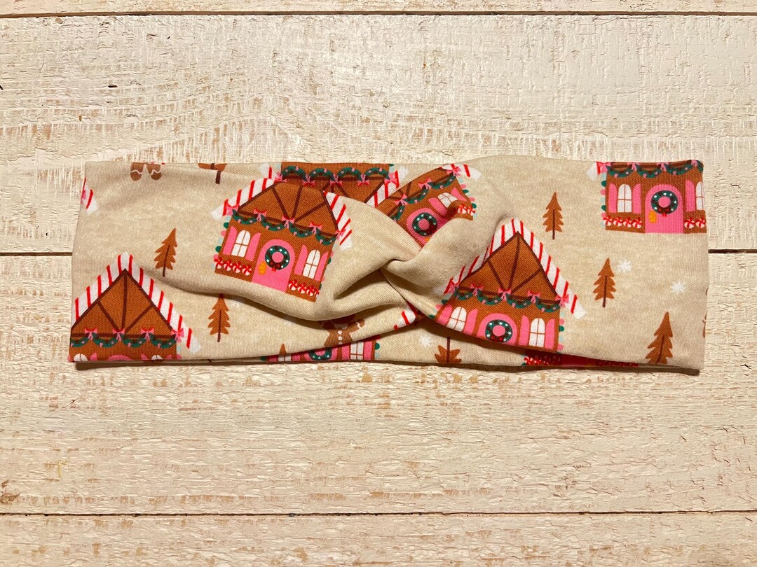 Gingerbread House Twist Headband - Etsy