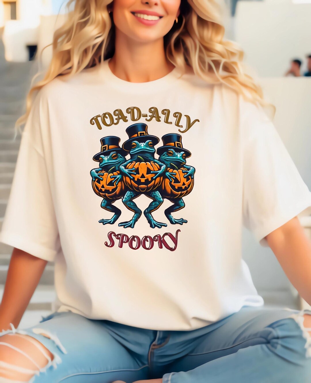 Toad-ally Spooky Halloween T Shirt, Frog and Toad Lovers Tee, 80s 90s ...