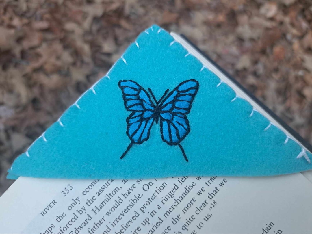 Butterfly Corner Bookmark - Etsy