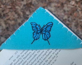 Butterfly French Page Corner Handmade Bookmark 4pcs Eco Custom Upcycled ...