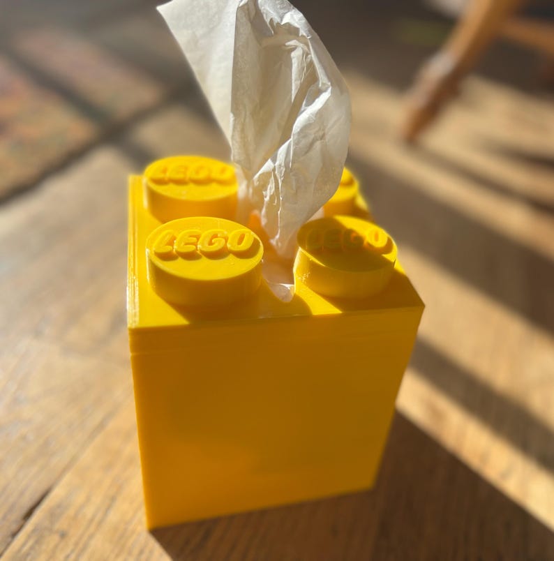 Lego Inspired Tissue Box Holder - Etsy
