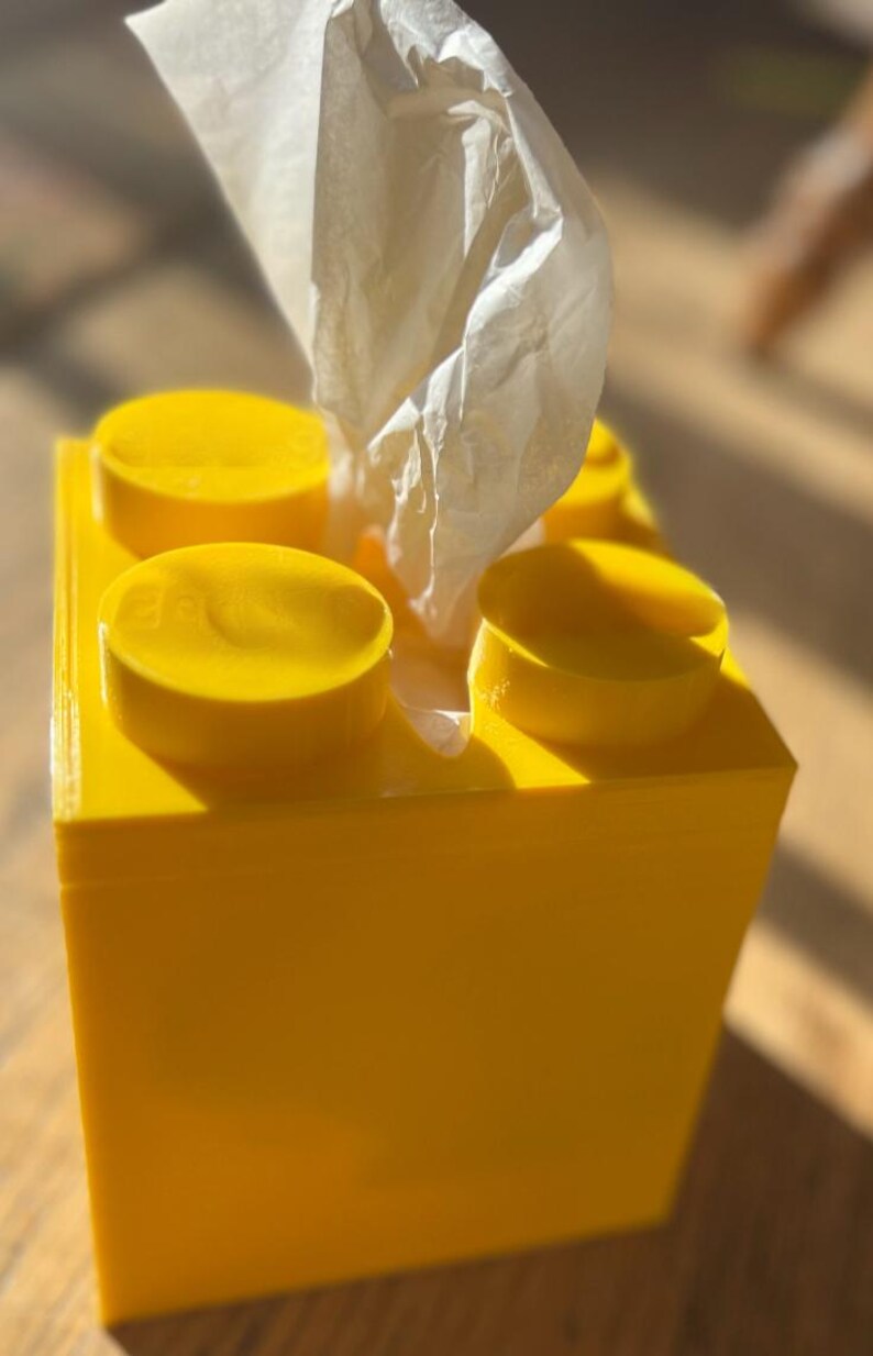 Lego Inspired Tissue Box Holder - Etsy