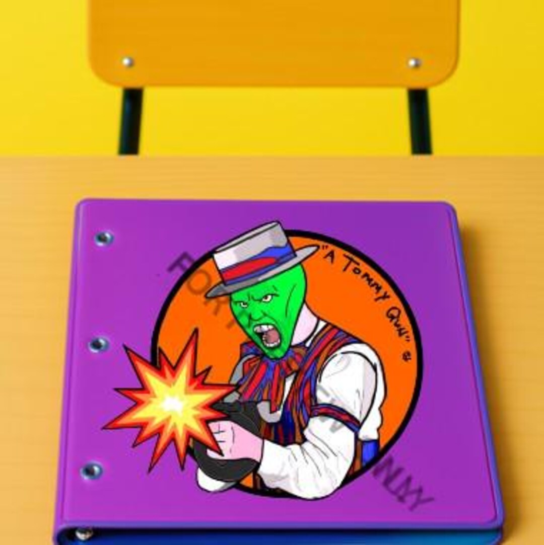 The Mask - Tommy Gun Digital Sticker/ Multi Color - Etsy