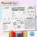 Under the Sea Birthday Coloring Placemat Party Games Children Activity ...