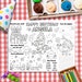 Editable Mermaid Birthday Coloring Placemat Party Games Children ...