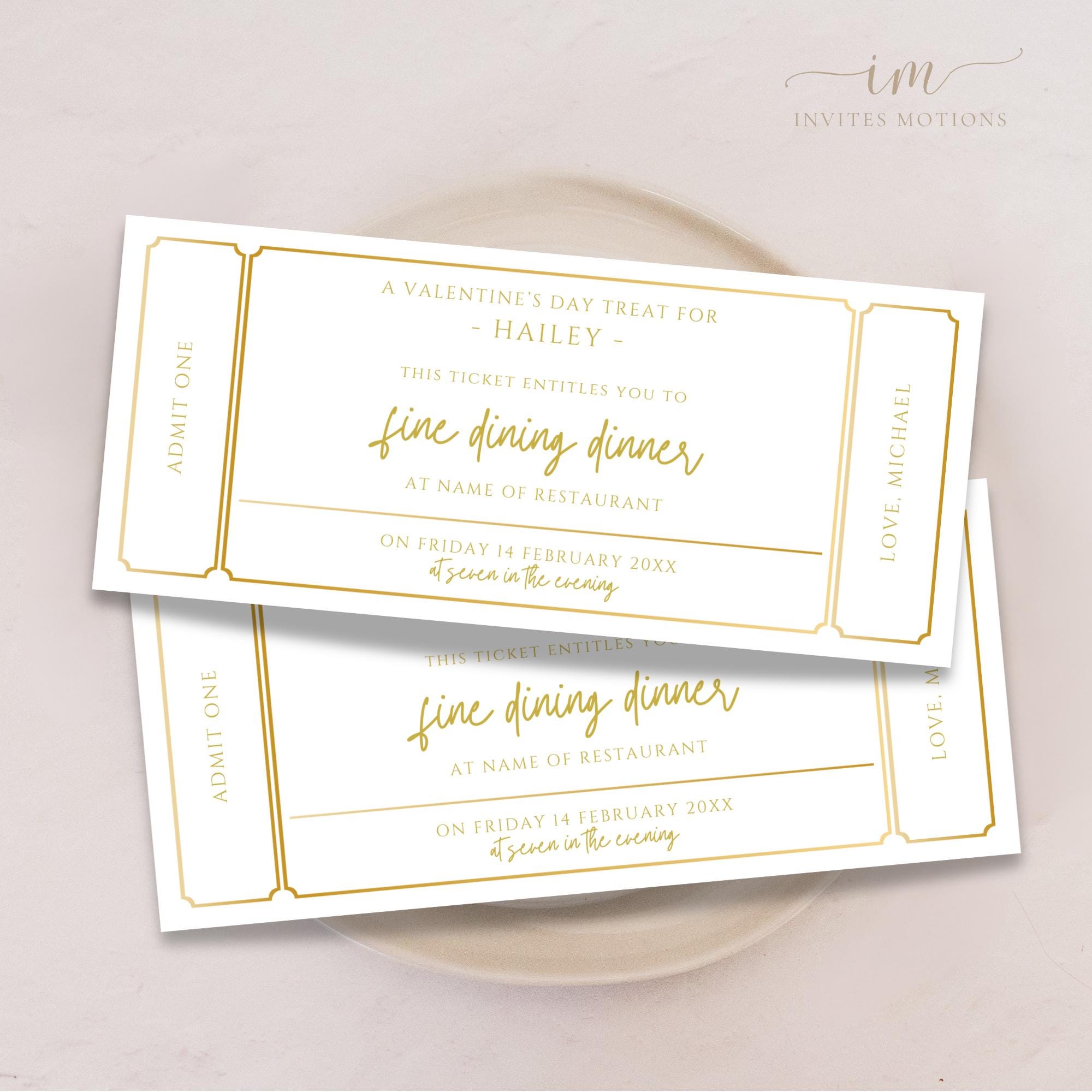 Valentine's Day Gift Voucher, Editable Date Coupon Template, Printable ...