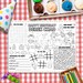 Under the Sea Birthday Coloring Placemat Party Games Children Activity ...