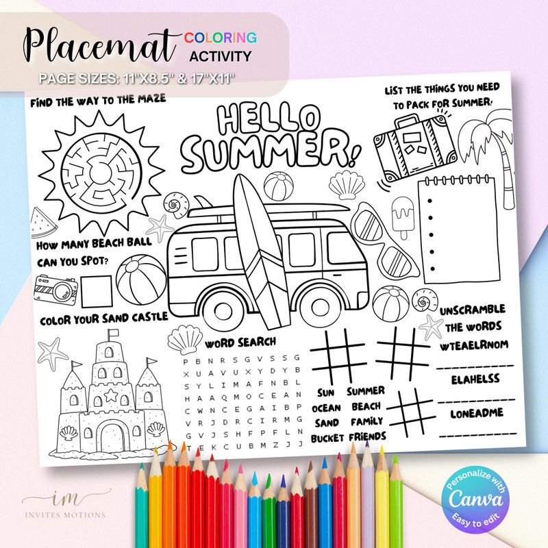 Summer Placemats - Etsy