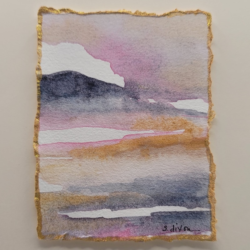 Watercolor Cards Hand Painted - Etsy