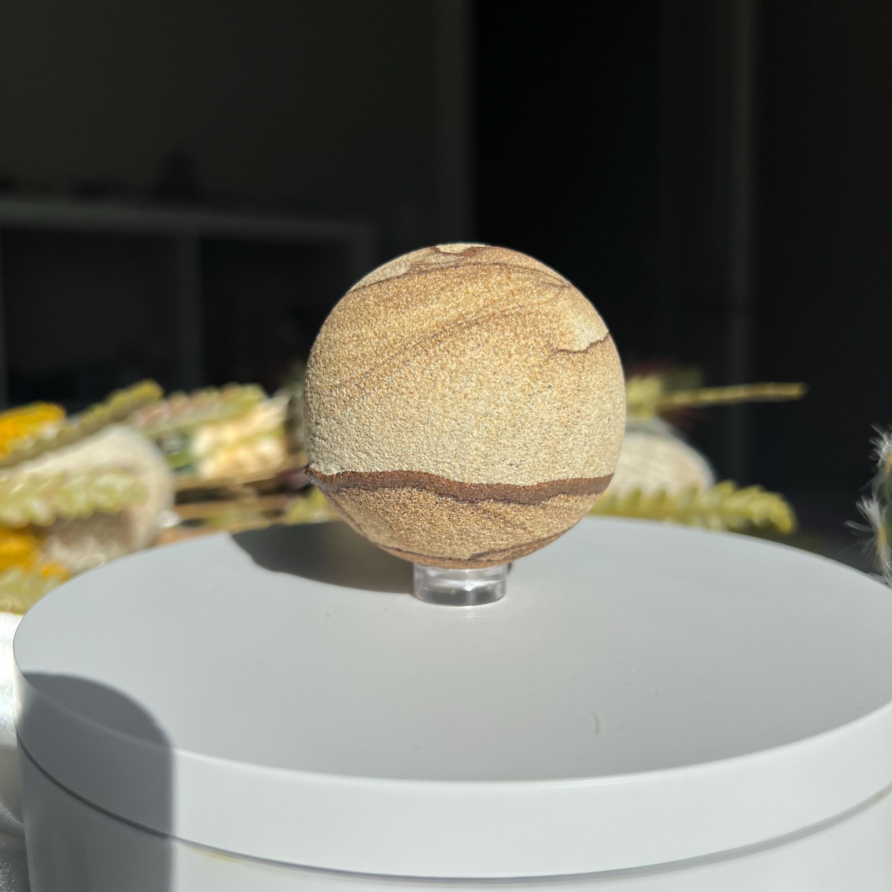 Kanab Goldenstone Sphere 2.1" From Utah and Arizona Border Sandstone - Etsy